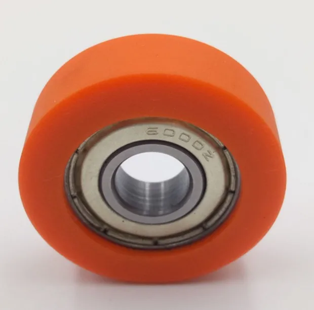 Pom Nylon Pu Plastic Bearing 6000zz Pu Rubber Coated Ball Bearings ...