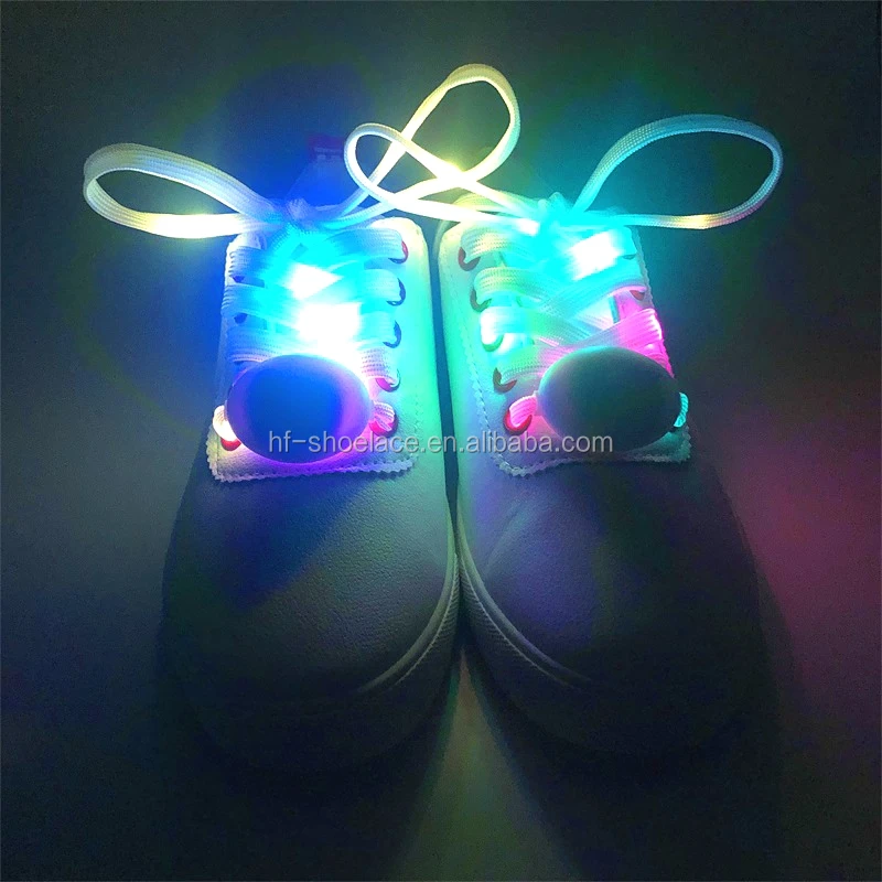 Wholesale Glow Dark Luminous Glowing Shoe Laces Light Flashing Platube ...
