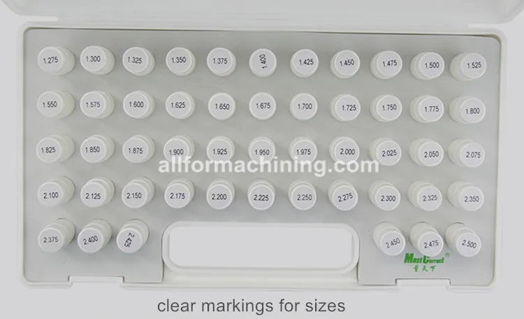 Metric & Inch Steel Pin Gauge Set 0.10mm-25mm with 50PCS 51PCS 100PCS ...