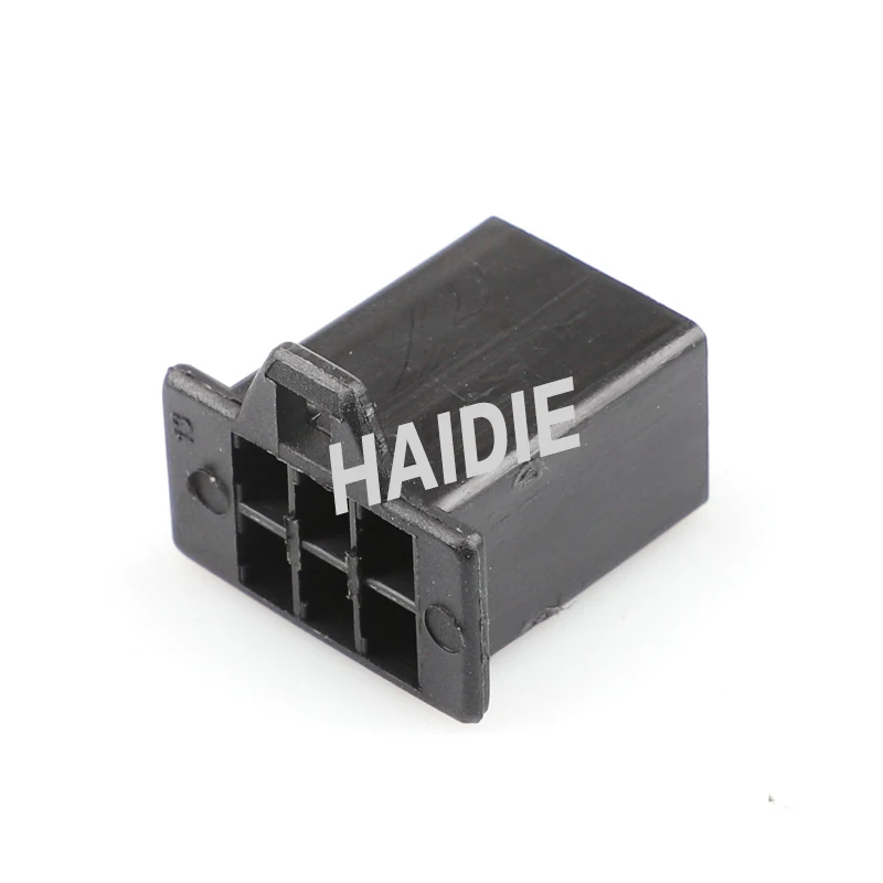 6 Pin Female BLACK Electrical Automotive Wire Harness Connector 6040-6111
