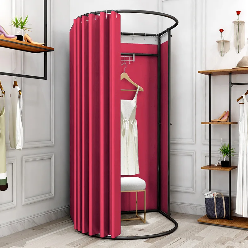 Temporary Mobile Fitting Clothing Store Floor Portable Simple Changing Room