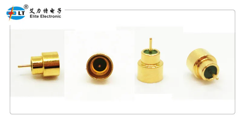 Hermetic Seal Mini Smp(smpm) Kovar Male Pin Header Straight Rf Coaxial Connector With Glass Bead ...