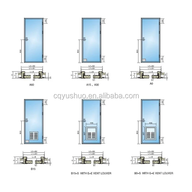 Marine Boat Ship A60 Stainless Steel Rated Main Door With Dnv ...