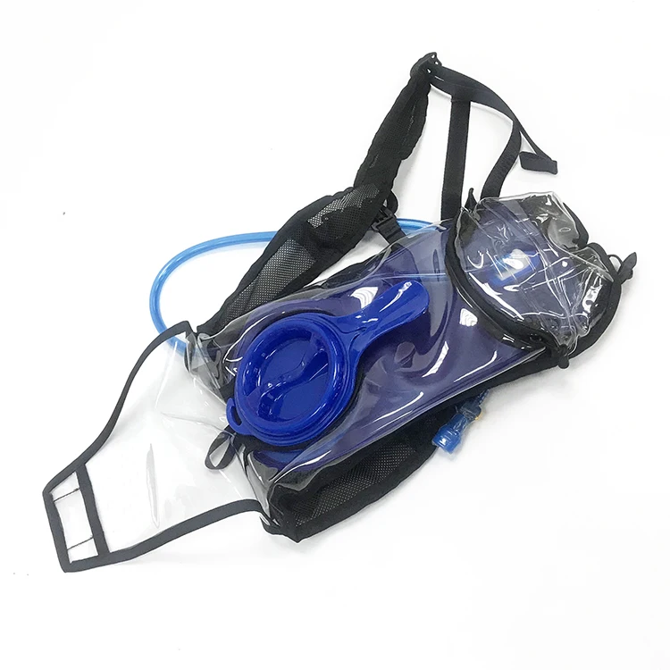 Clear Hydration Pack - 1.5L BPA Free Bladder for Running
