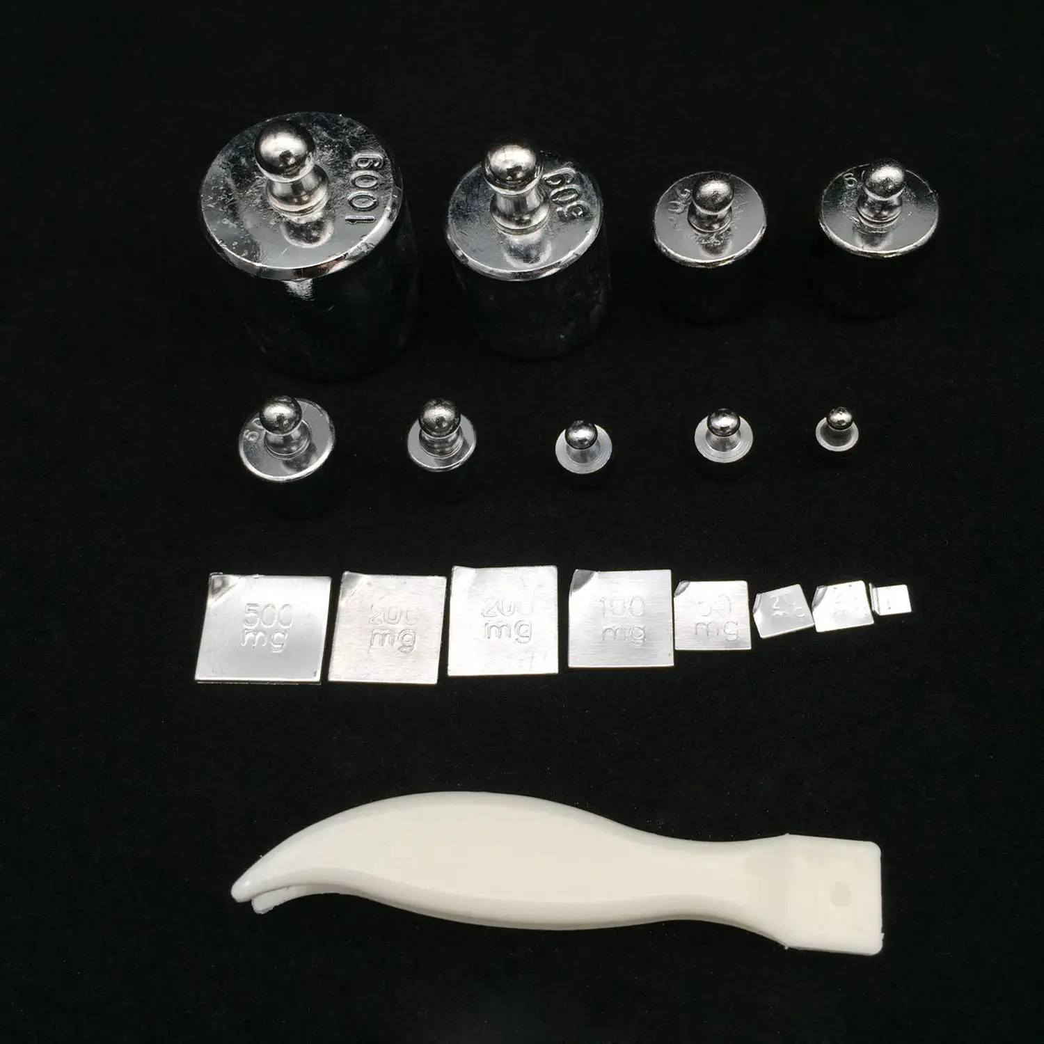 Gram Calibration Weight Set - 17 Pcs for Digital Scales