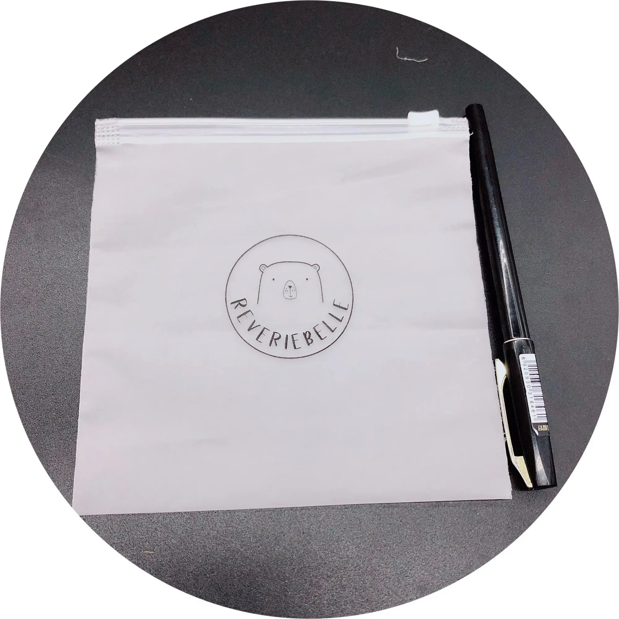 Eva Frosted Slider Bags Matte Zipper Bags For Clothing With Custom Logo ...