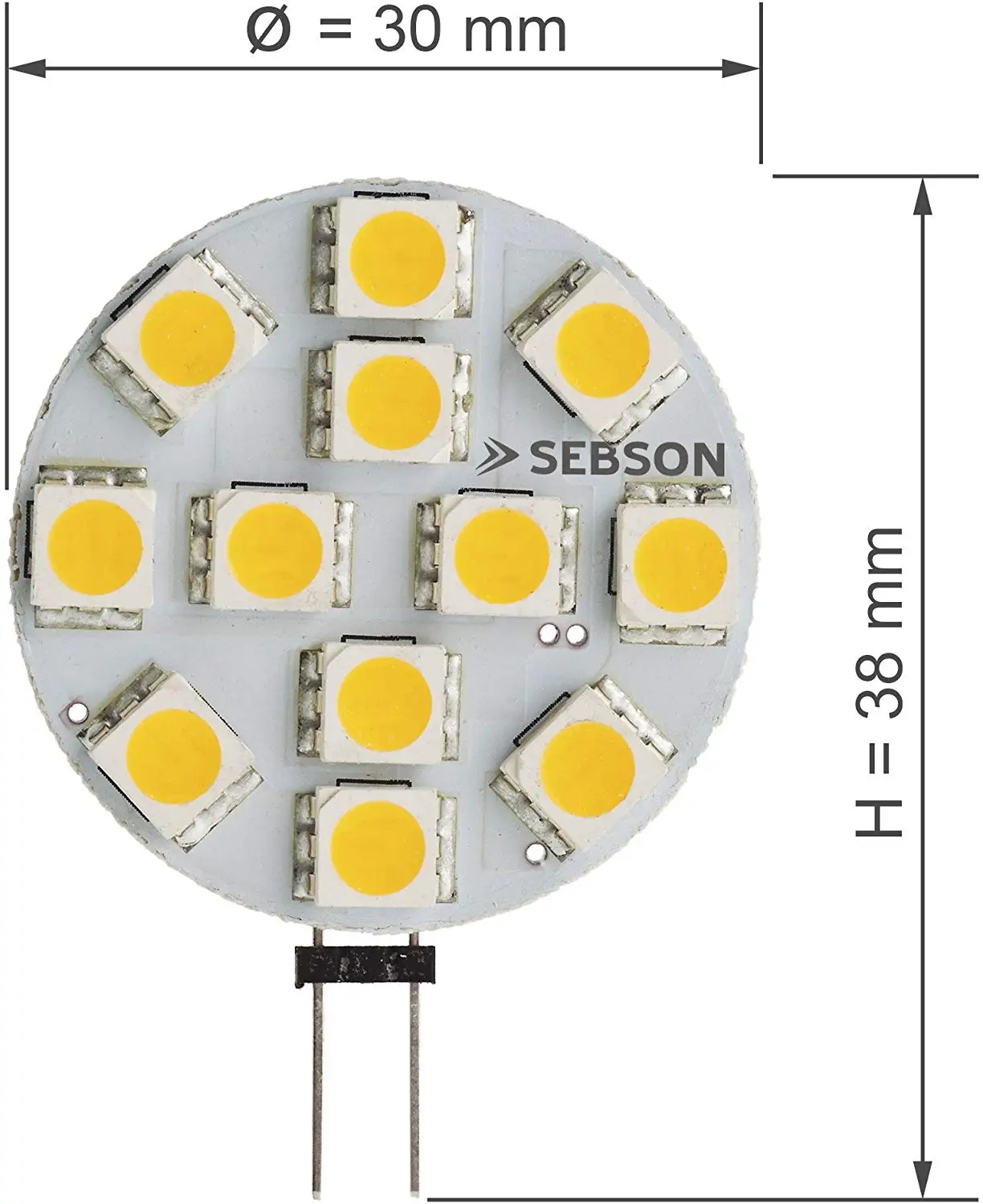 G9 Lighting Led G4 Led 12v With 12pcs 5050smd - Buy G4 Led,G9 Lighting ...