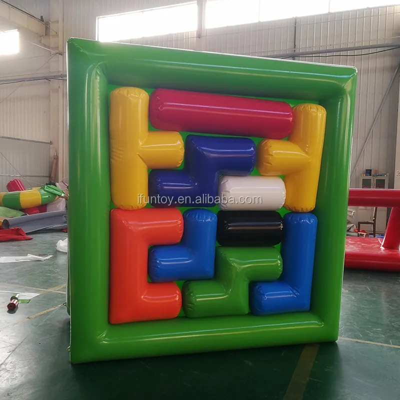 Popular School Corporate Team Building Games Inflatable Rims 5 Holes ...