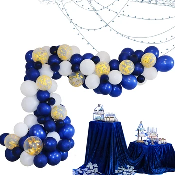 Party Wedding Blueberry Color Balloon Chain Balloon Arch Kit - Buy ...