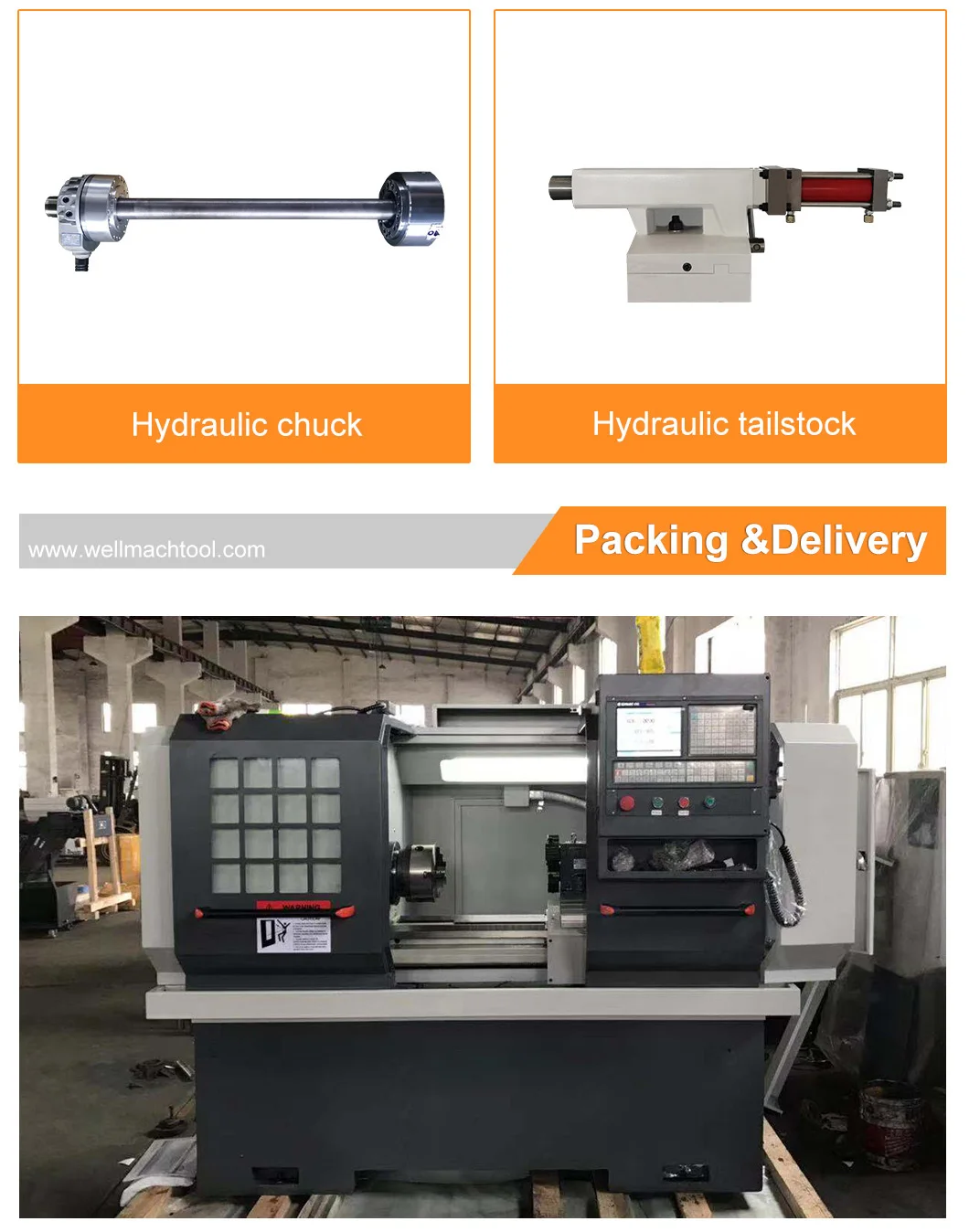 WMT CNC Parallel Lathe CK6432 - Precision Cutting Machine