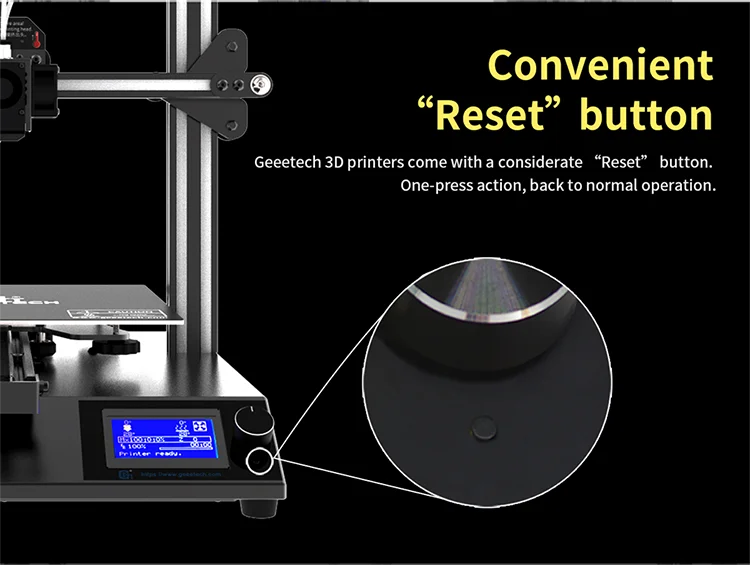 Geeetech A20T Multicolor 3D Printer with Auto Leveling & FDM Technology