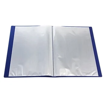 A5 20 Pocket Display Book,Blue Plastic Cover A5 Pocket Folder - Buy A5 ...