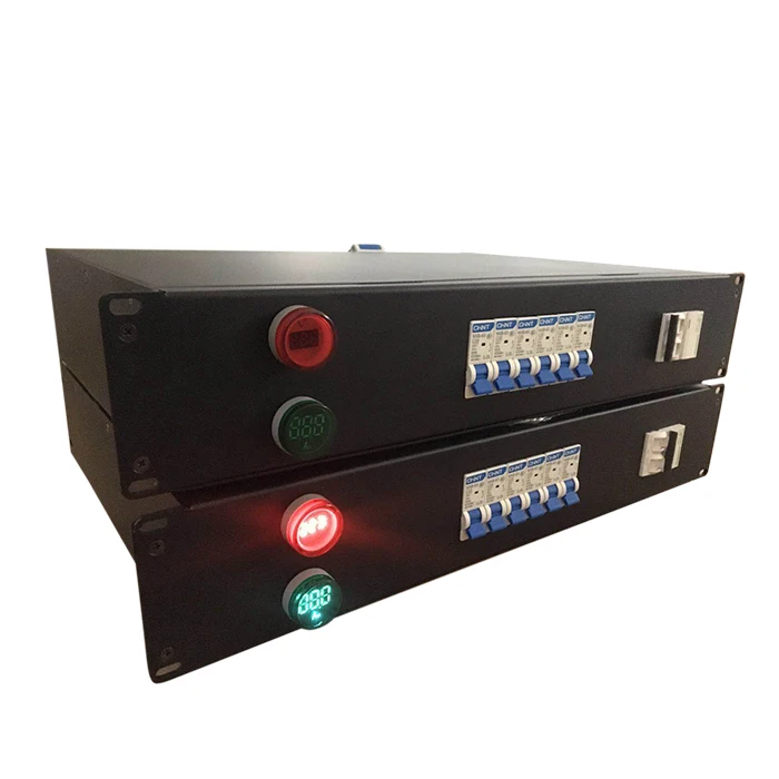 2u Rack Mount 32a Single Phase Input Small Power Distribution Db Box ...