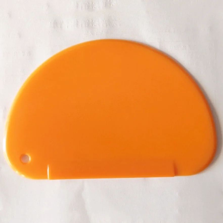 Half Round Circle Orange Plastic Bread Dough Scrapers| Alibaba.com