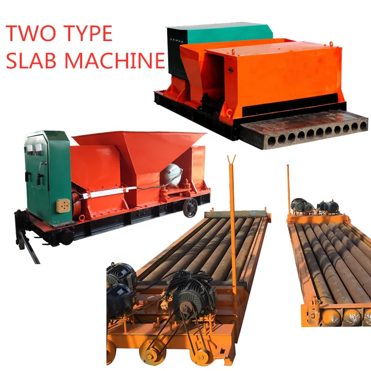 High-strength Concrete Hollow Core Slab Machine For Roofs And Floor ...