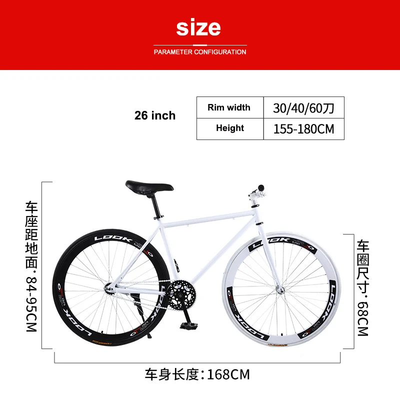 Oem Cool Fixie Bike Wholesale 700c Steel Fixie Bike Fixed Gear Bike ...