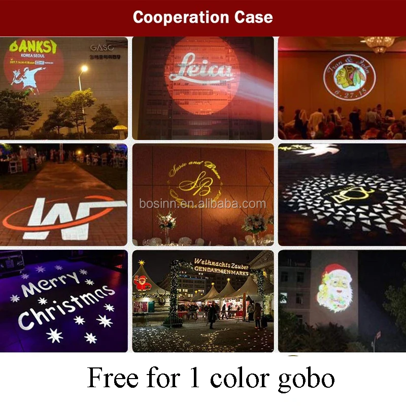 Gobo Projection Lights Ip65 Waterproof With Manual Zoom Effect ...