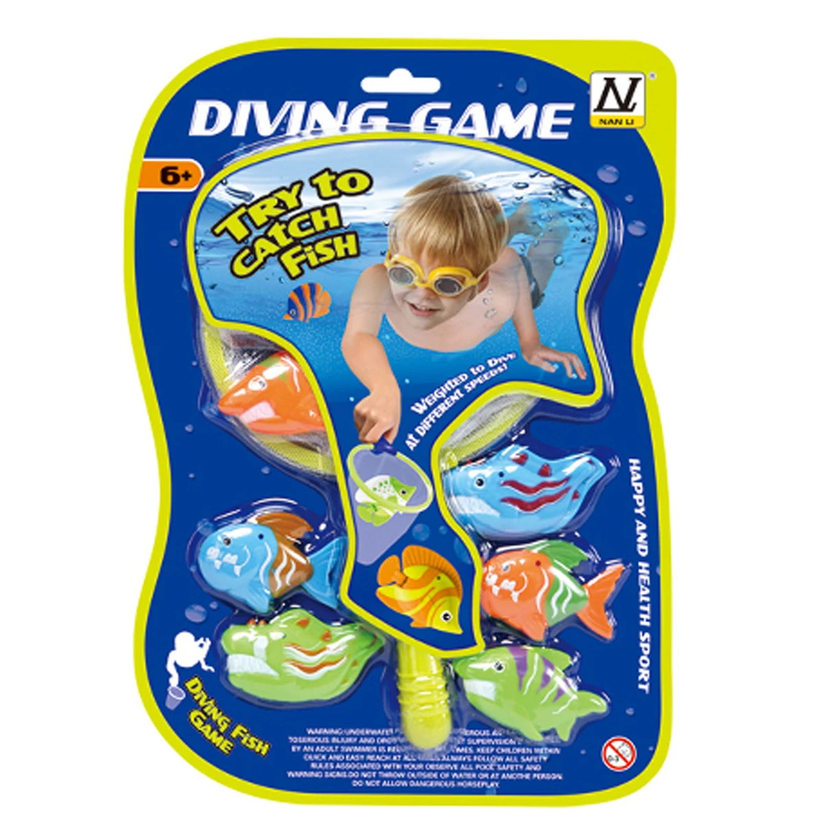 2020 New Toy Wholesale Dive Catch Fish Game With 7 Pcs In 1 Blister ...