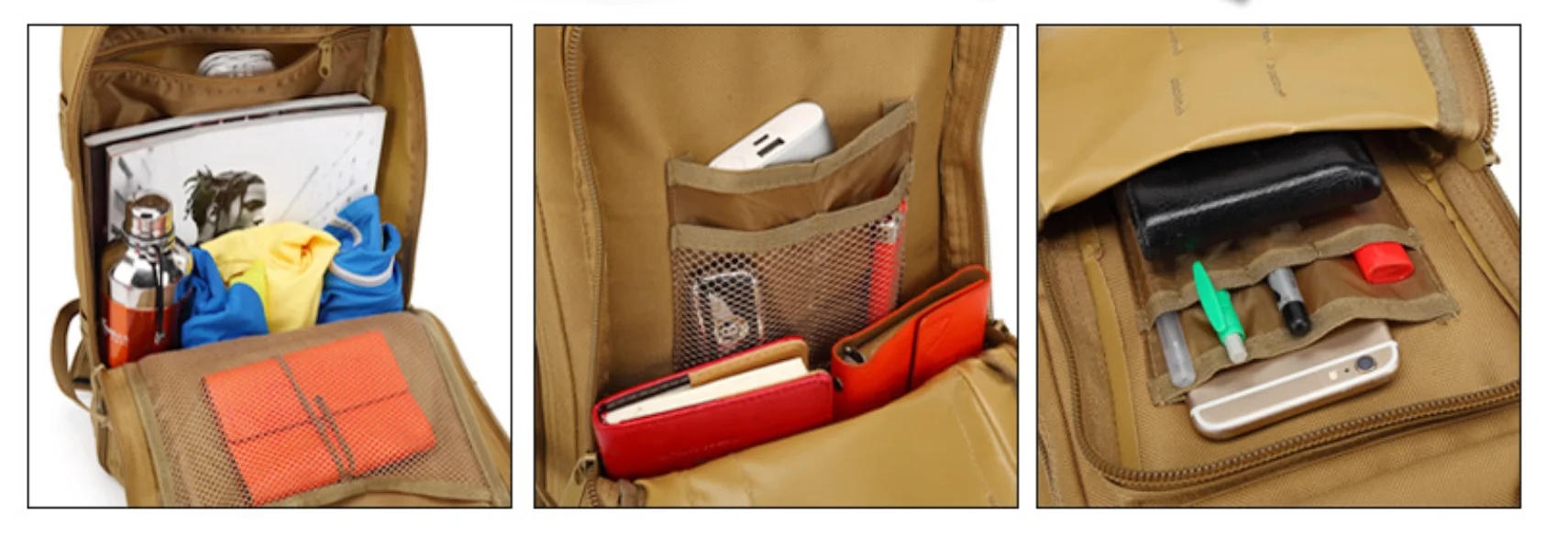 Molle Assault Pack - Ocp Tactical Backpack Red 25L