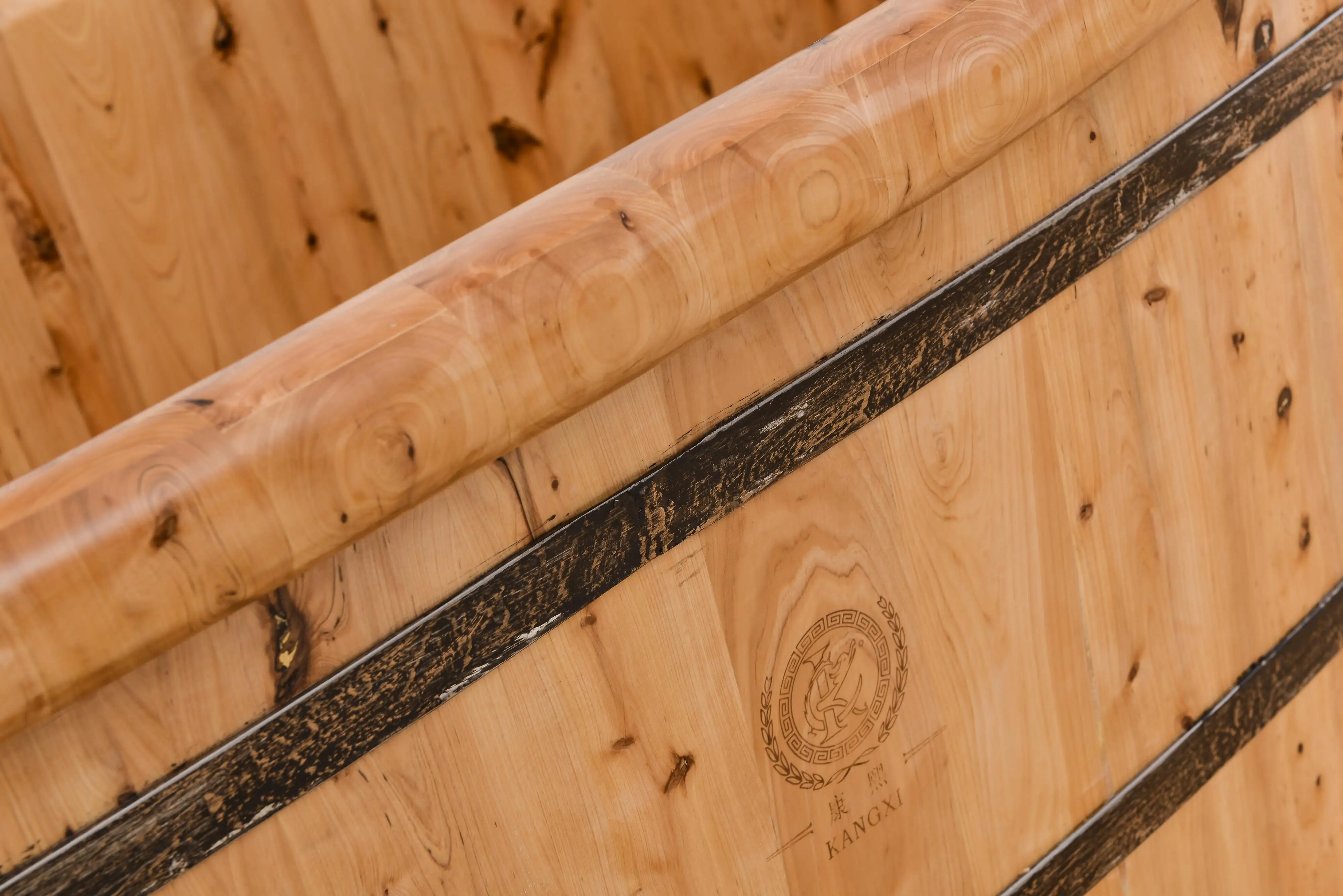 140cm/150cm/160cm Freestanding Tub Hinoki Wooden Bathtubs Portable Hot ...