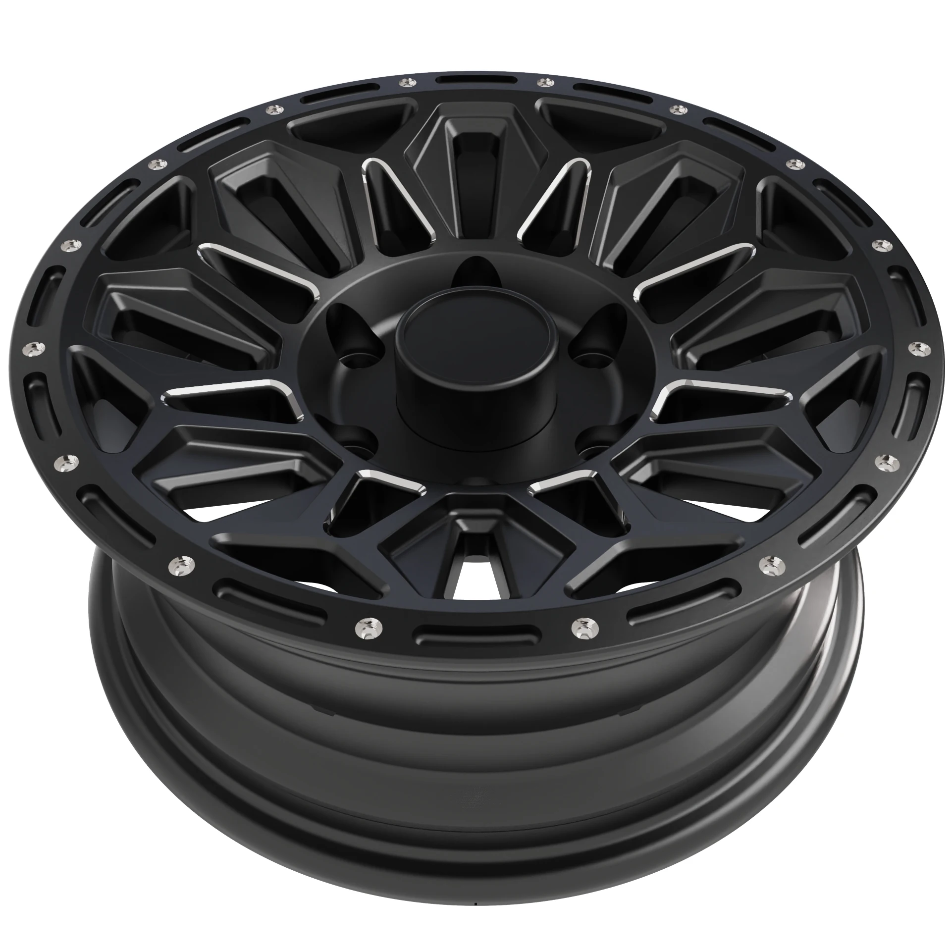 15x6 alloy wheel Trailer wheel high Load rating 5x114.3 6x139.7 2850LBS ...