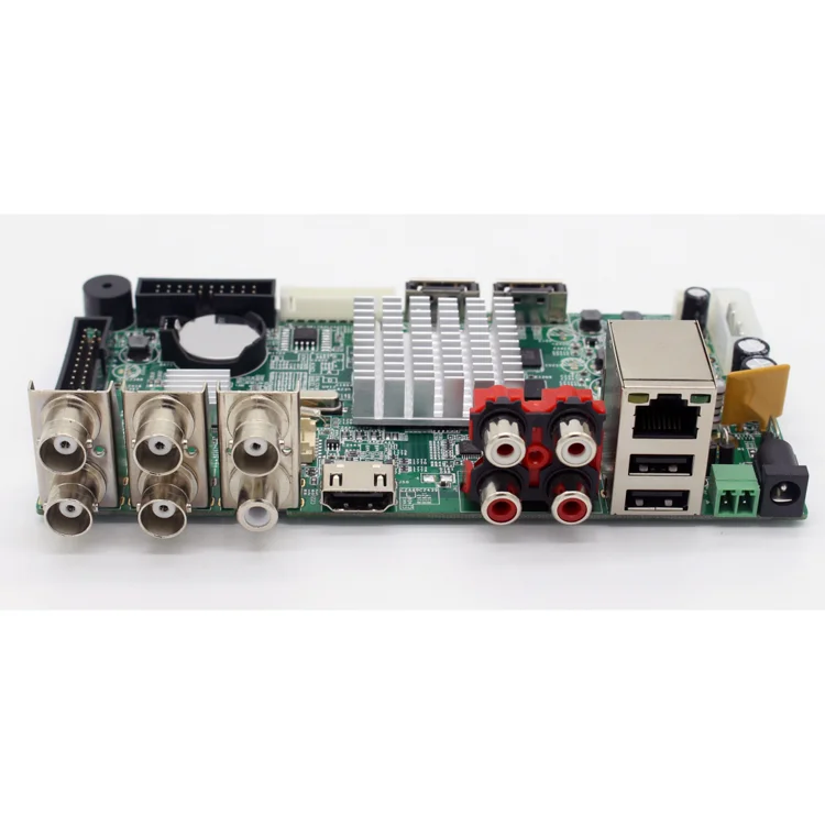 Cctv Security Hybrid Dvr Pcb Board 5mp 4 8 16 Channels With Coaxial ...