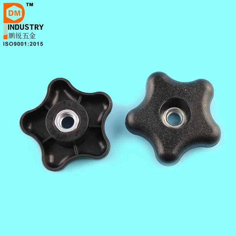 Plastic Handle Nut Wing T Knob Nut Black Color - Buy Plastic Knob Nut ...