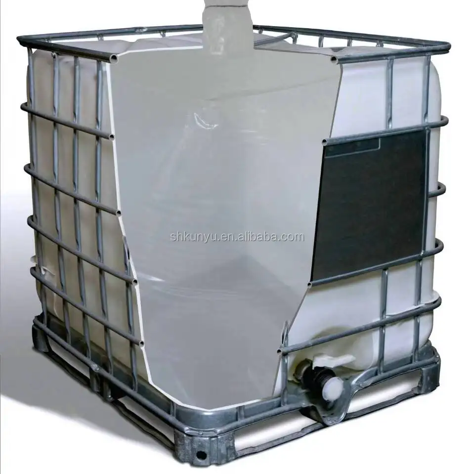 1000l Ibc Plastic Liner Bag - Buy Ibc Tank Inner Bag,Flexible Ibc Liner ...