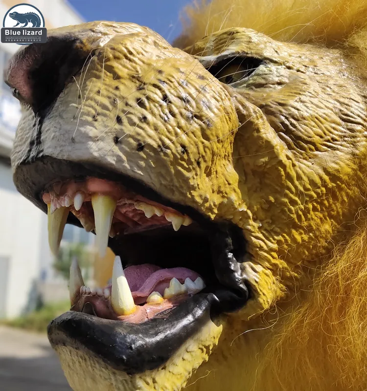 Realistic Life Sized Animal Model - Animatronic Lion