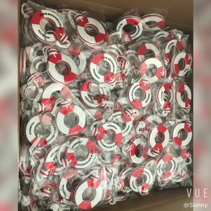 Life Buoy Shaped Eva Foam Floatable Key Chain - Buy Life Buoy Key Chain ...
