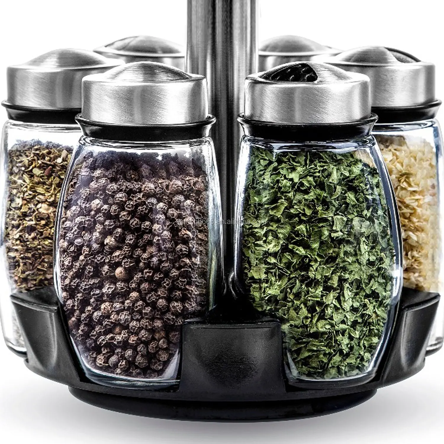 Spice Rack Organizer - Revolving Countertop Spice Jar Rack