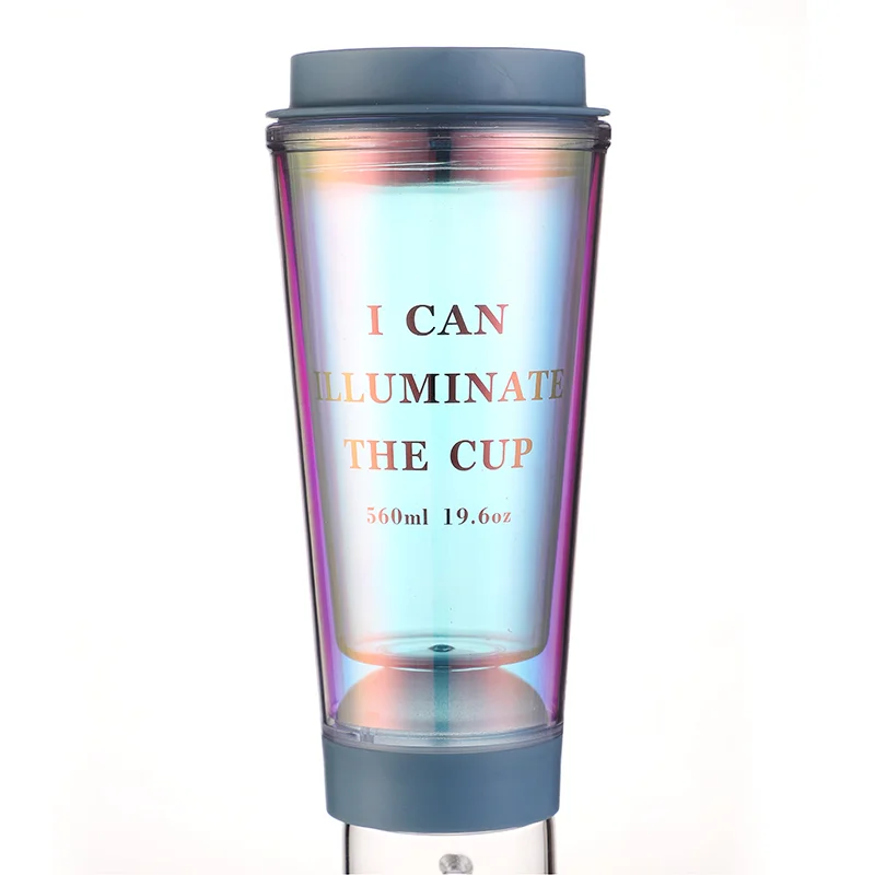 560ml Bottle With Led Light Fashion Plastic Water Bottle - Buy Led ...