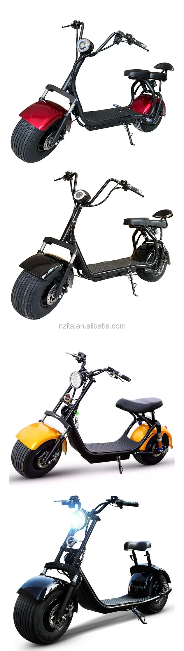 1000W 60v Two Big Wheels - off Road Fat Tire Electric Motorcycle