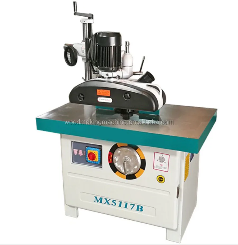 Vertical single-axis woodworking milling machine with auto feeder ...