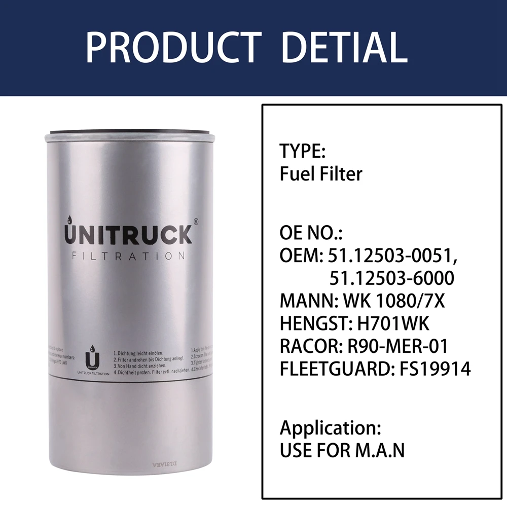 Separador de combustible y agua para camión, conjunto de filtro de ...