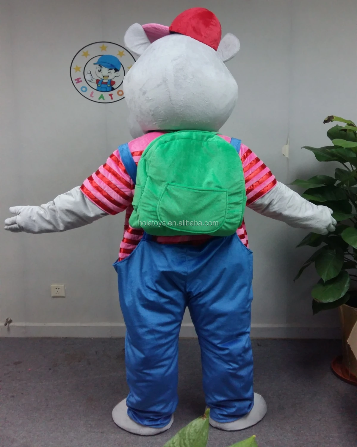 Hola Blue Hand Mascot Costume - Durable Adult Mascot Costumes for ...
