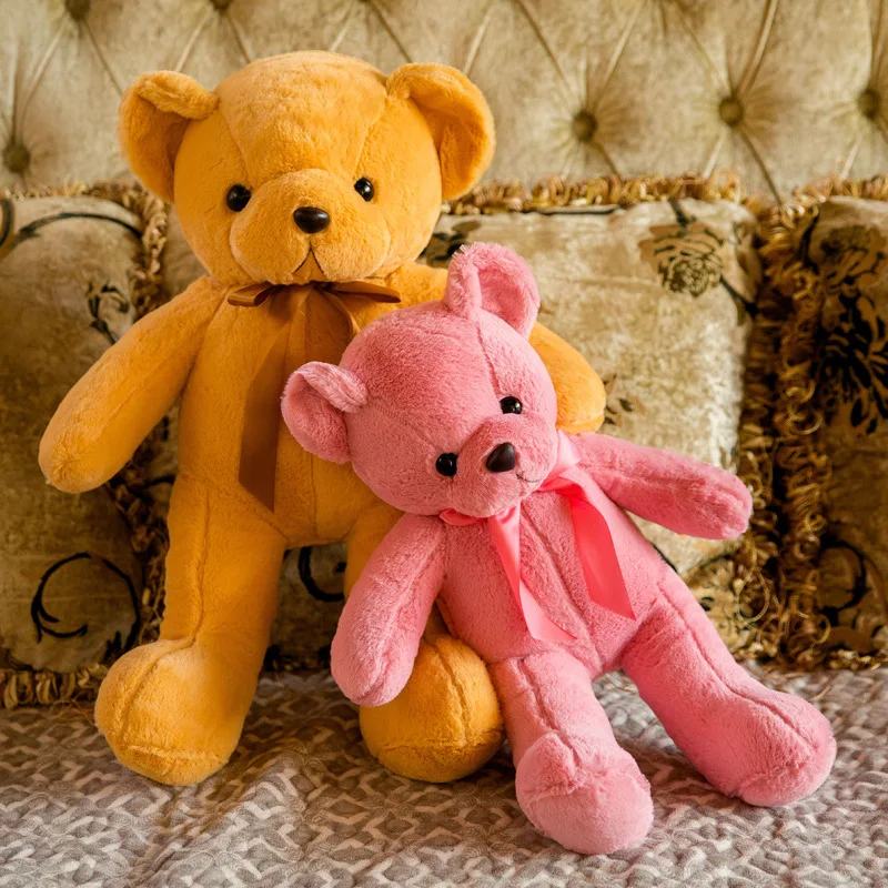 25-60cm Teddybear Doll Girl Bear Plush Toy Company Employee Holiday ...