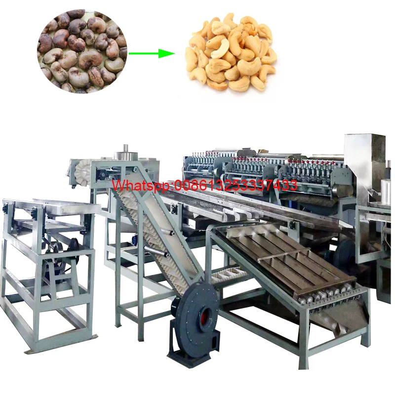 2 Years Guarantee Raw Cashew Nut Shell Breaking Machine