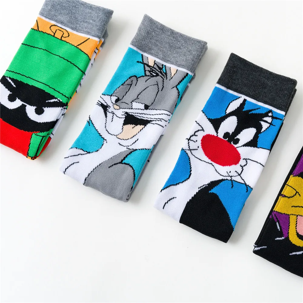 Personality Soft Wear Classic Cartoon Characters Socks