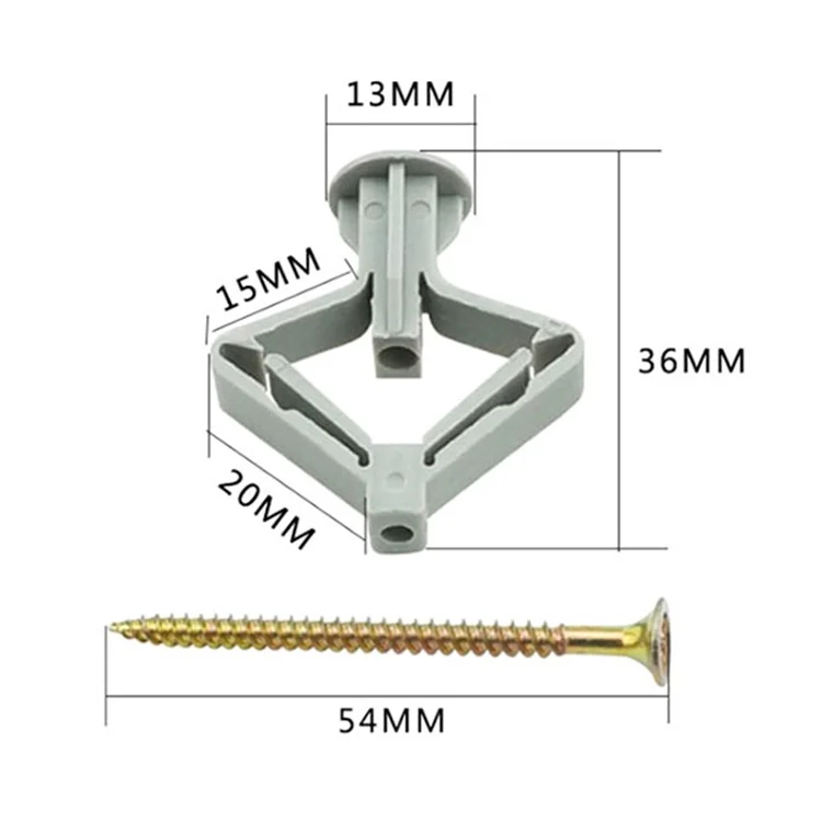 M6 M8 M10 Plug Wing Nylon Toggle Anchor| Alibaba.com