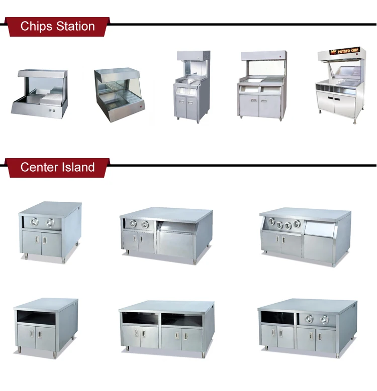 Professional Fast Food Burger Restaurant Kitchen Project Equipment Solution