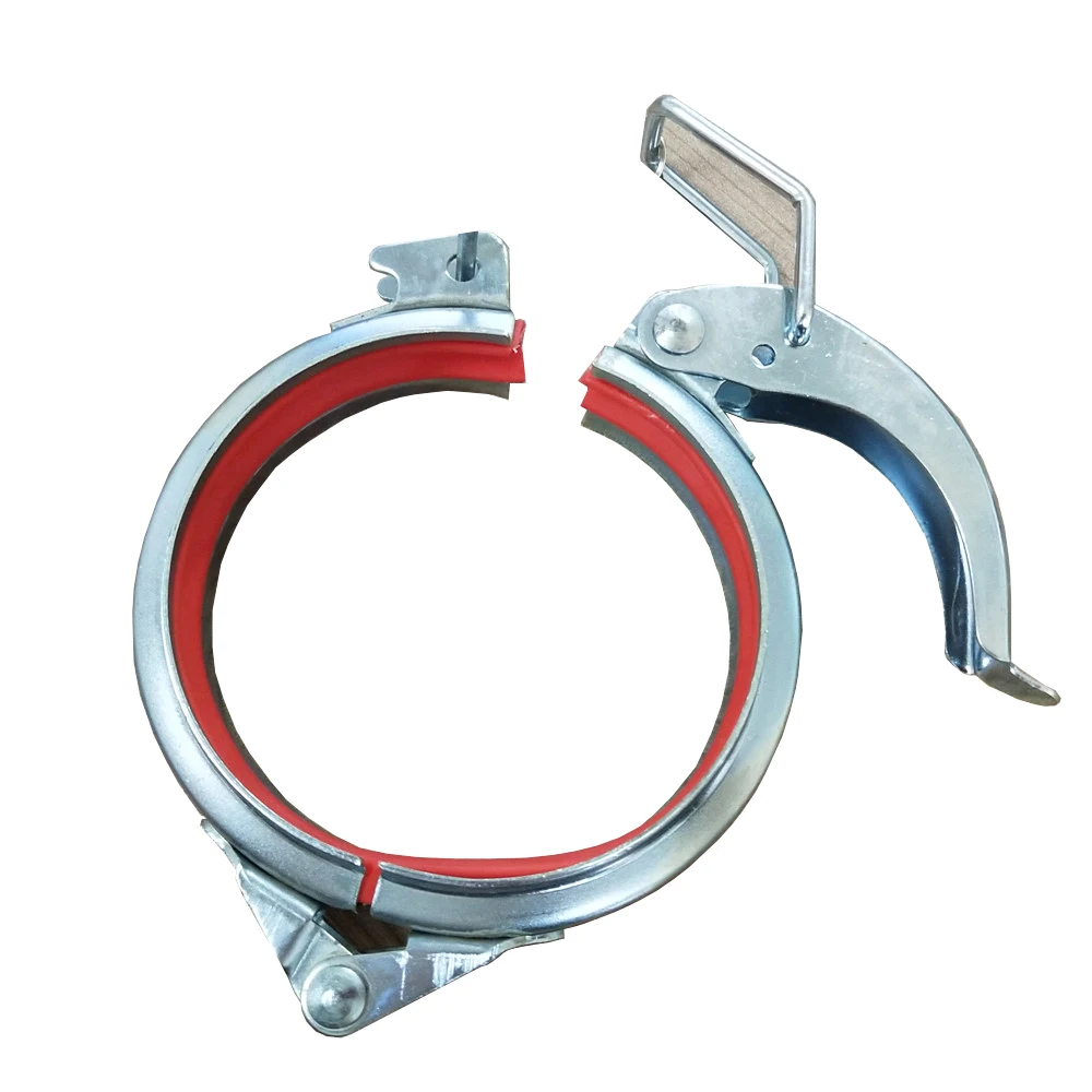 Handle Ring Pipe Clamp With Rubber Ring Pipe Fittings - Buy Clamp ...