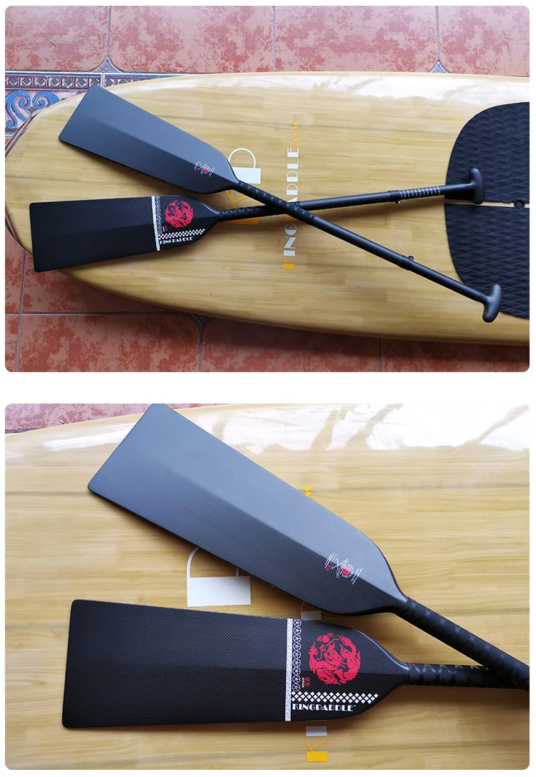 Kingpaddle Dragon Boat Paddle - Carbon Fiber & Adjustable