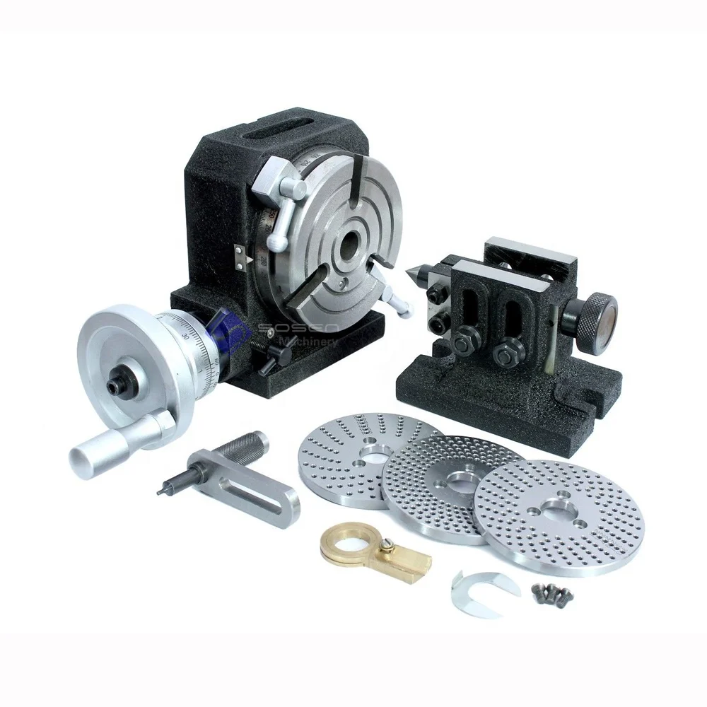 4th Axis CNC Indexing Rotary Table Motor 55 Cast Iron