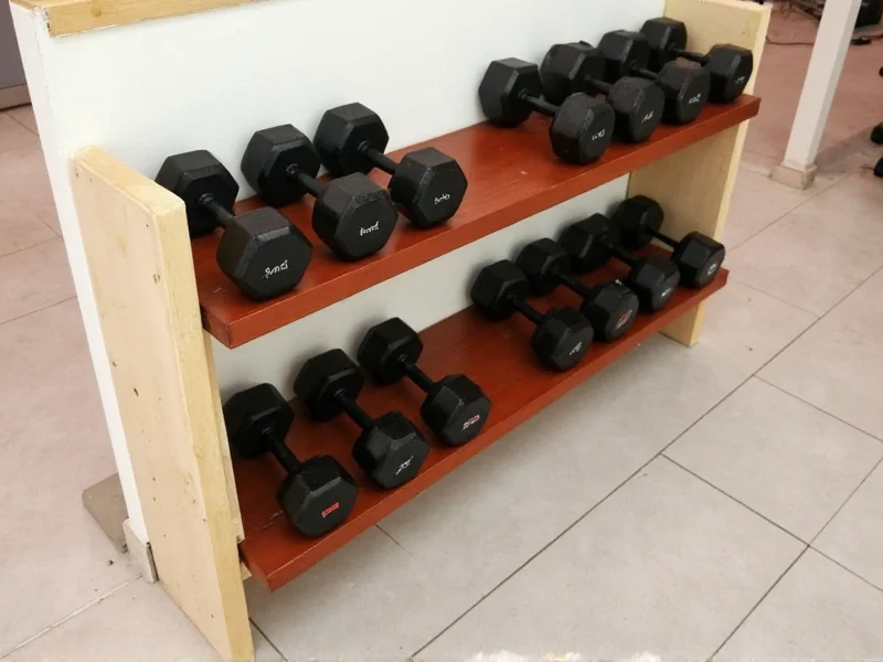 Build a DIY Dumbbell Rack: $30 Space-Saving Guide