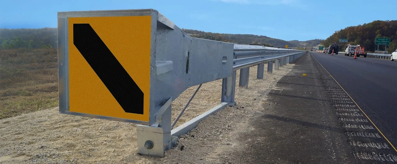 Roads Safety Highway Guardrail Used Skt End Terminal For Sale - Buy ...