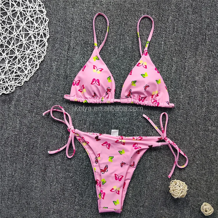 Bikini Con Imagen De Foto Abierta Para Chica Traje De Baño Sexy Con