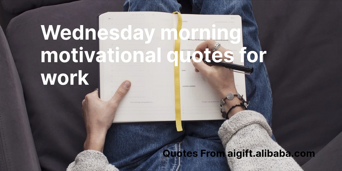 Wednesday Morning Motivational Quotes for Work