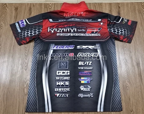 Custom Sublimated Racing Shirts - Quick Dry & Breathable