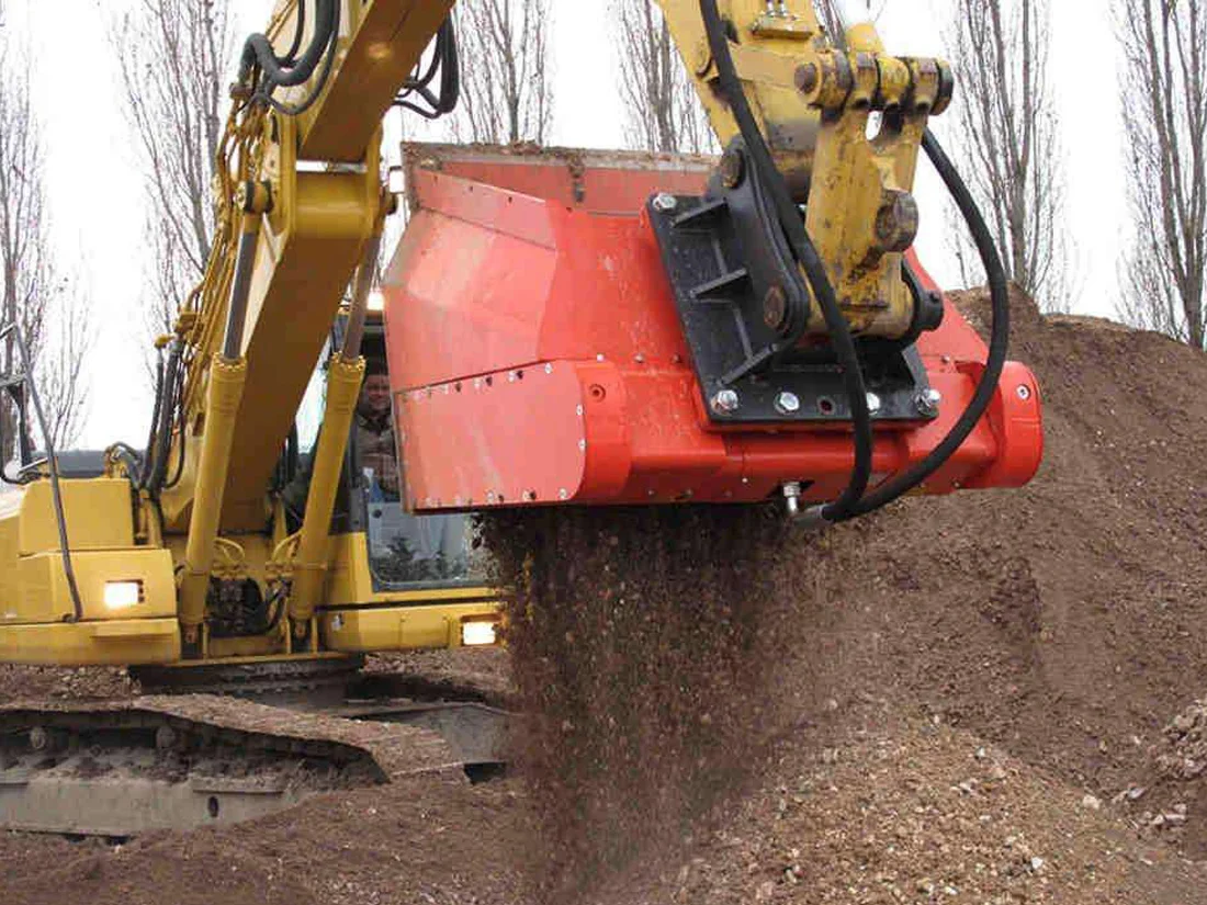 Excavator And Loader Coal Shredder Screening Bucket - Buy Coal Shredder ...